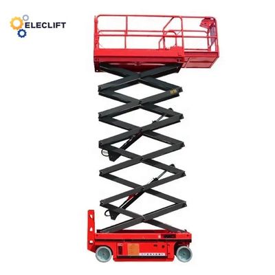40 Foot Scissor Lift Electric Platform Lift Drive Speed 2-4mph