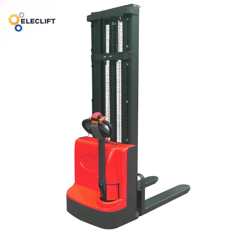Full Electric Pallet Stacker With 210Ah Battery Capacity And 0.2m/s ...