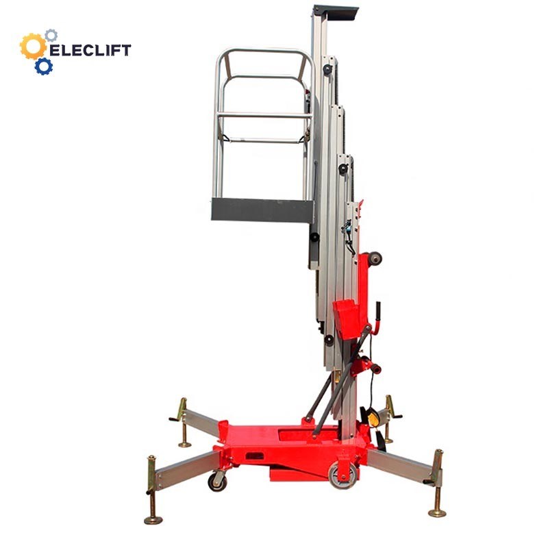 1.2m X 0.8m Platform Size Self Propelled Single Man Lift With Emergency ...