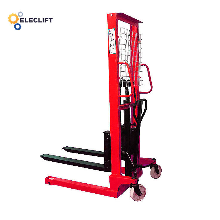 Steel Hand Manual Pallet Stacker With 1000-3000kg Capacity