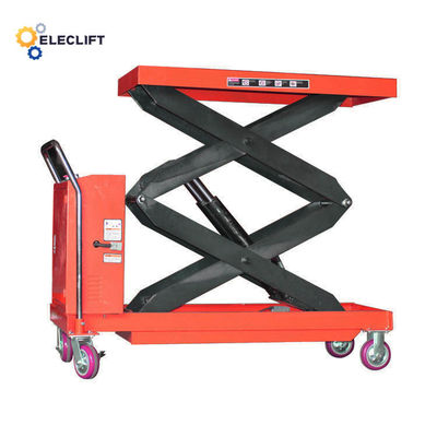 Electric Scissor Lift Trolley Load Capacity 1000kg Button/Remote Control